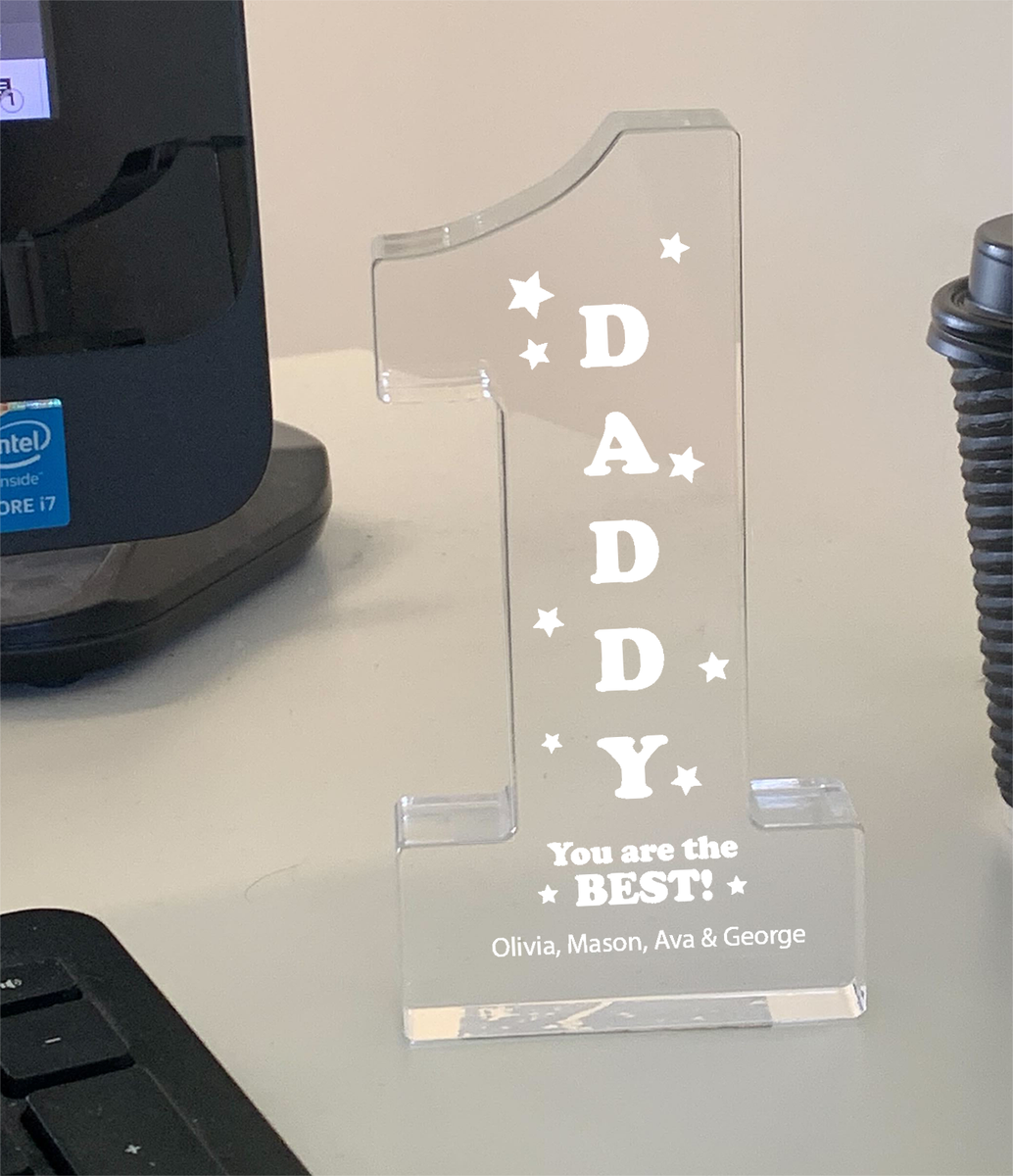 Number 1 Best Dad – Bellisima UK